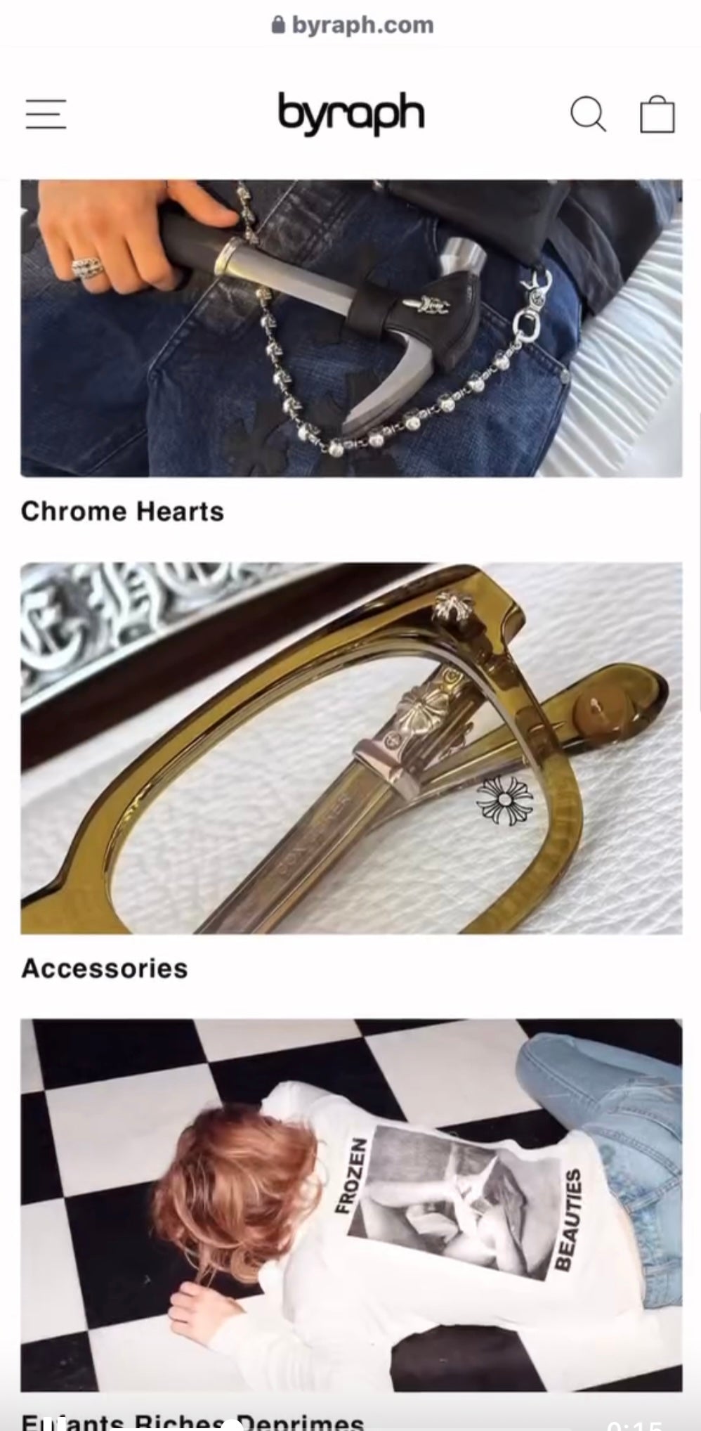 Soldbysax- Luxury website build based on a ByRaph – BrandingHeaven